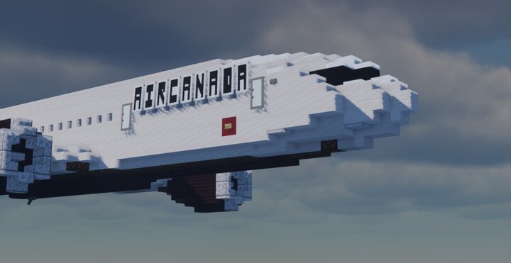 Boeing 777-200lr Air Canada [1:1] Minecraft Map