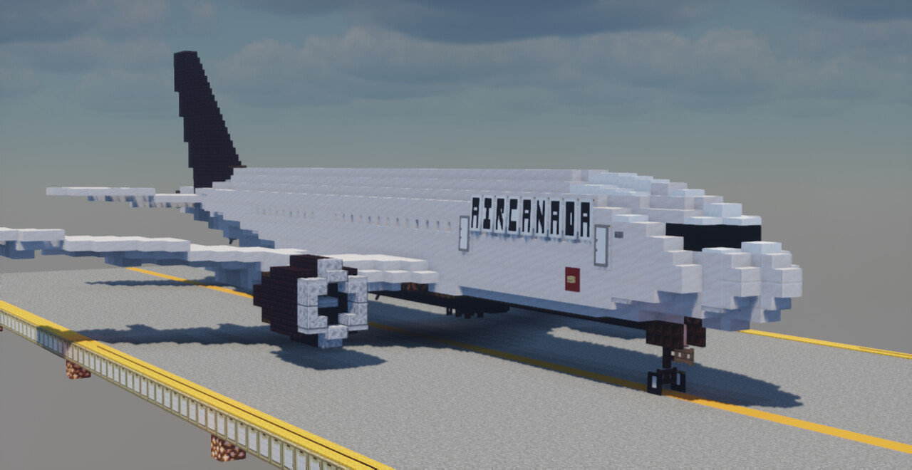 Boeing 777-200lr Air Canada [1:1] Minecraft Map