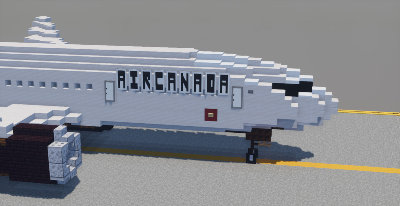 Boeing 777-200lr Air Canada [1:1] Minecraft Map