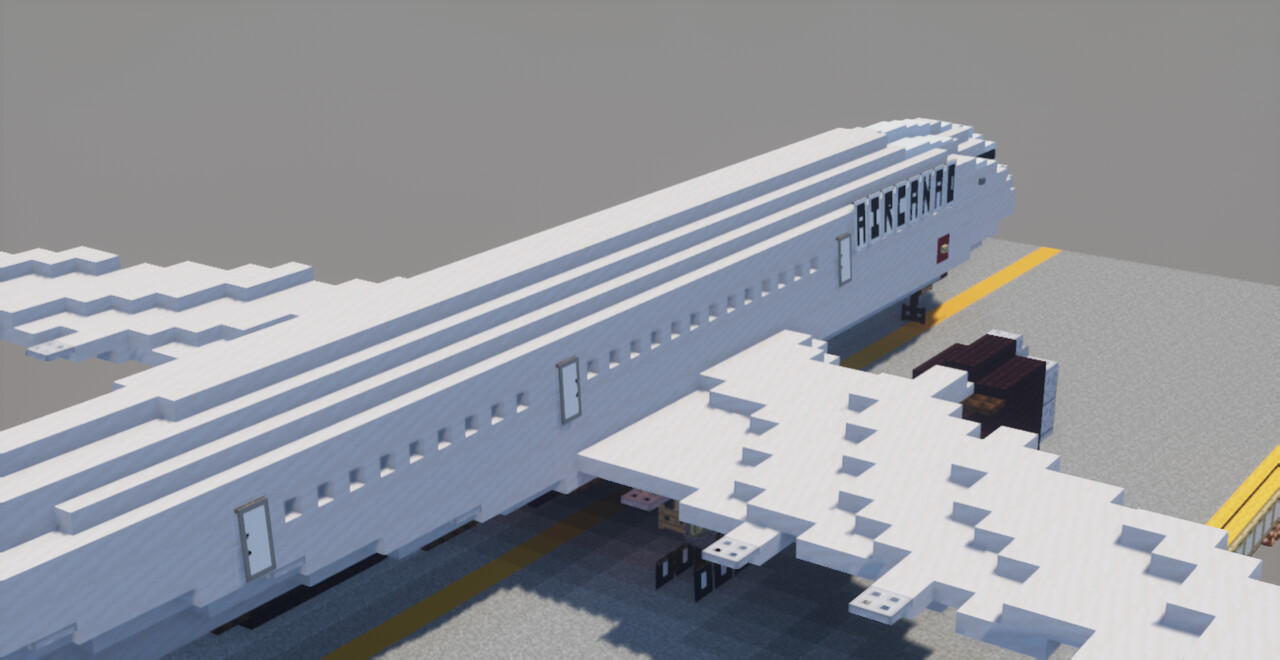 Boeing 777-200lr Air Canada [1:1] Minecraft Map