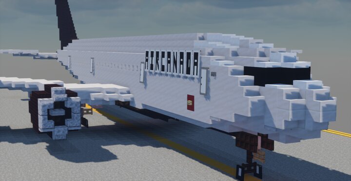 Boeing 777-200lr Air Canada [1:1] Minecraft Map