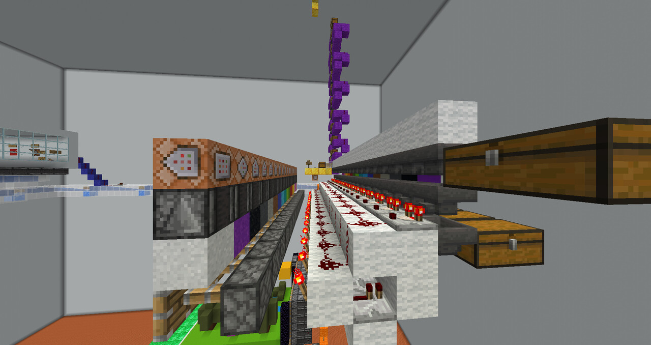 2D and 3D printer Minecraft Map