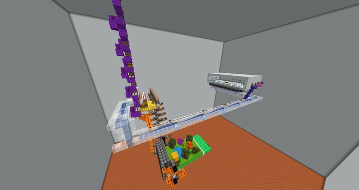 2D and 3D printer Minecraft Map