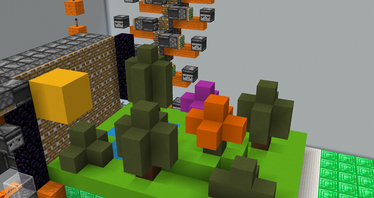 2D and 3D printer Minecraft Map