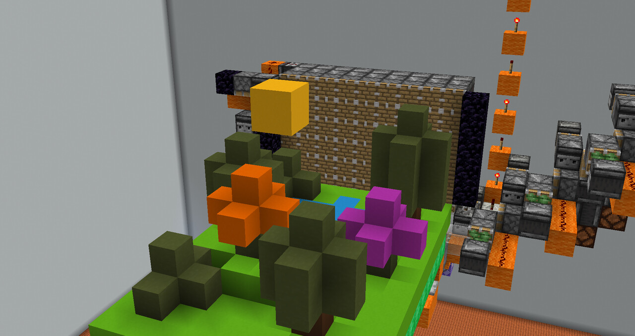 2D and 3D printer Minecraft Map