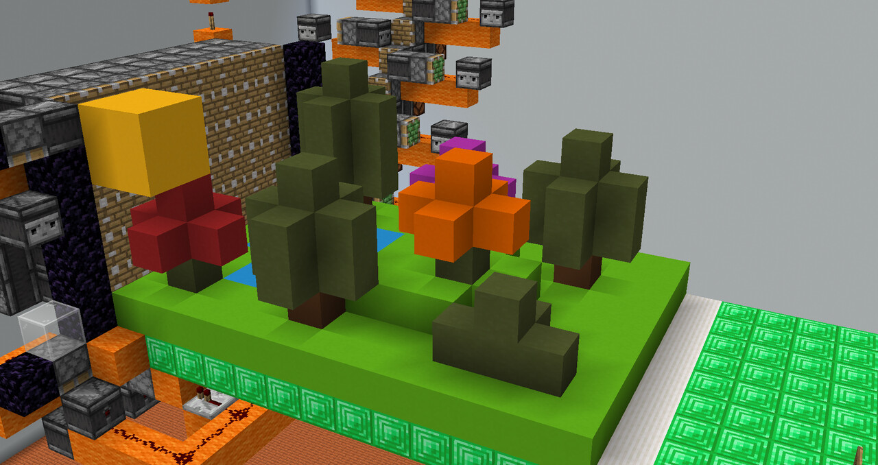 2D and 3D printer Minecraft Map
