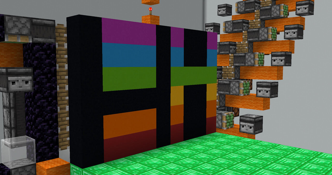 2D and 3D printer Minecraft Map