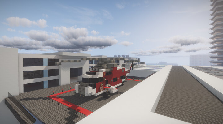 Hospital / Rescue Helicopter Service Minecraft Map
