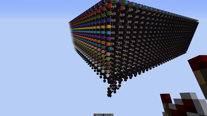 15 Colors creen + decoder (without observers) Minecraft Map