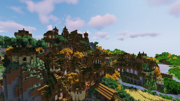 Wood Elven City Minecraft Map