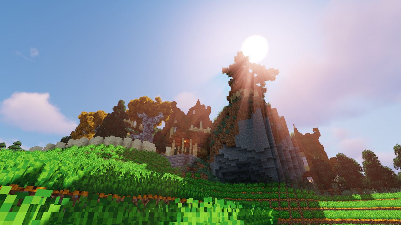 Wood Elven City Minecraft Map