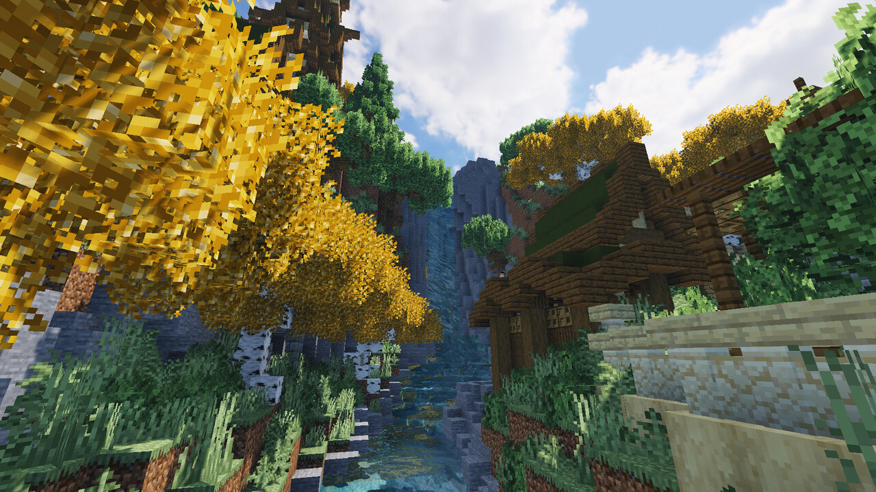 Wood Elven City Minecraft Map