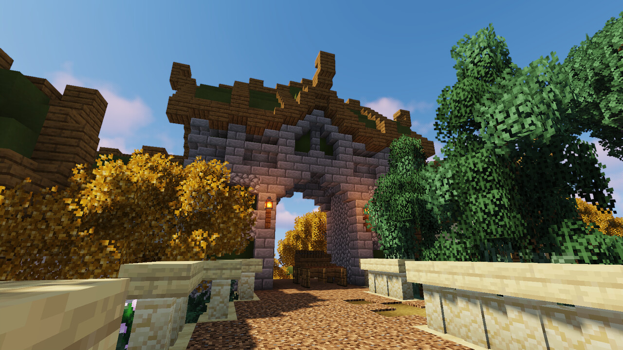 Wood Elven City Minecraft Map