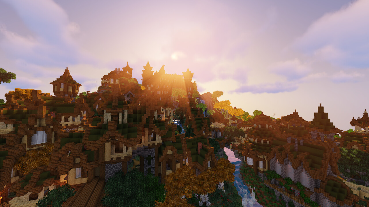 Wood Elven City Minecraft Map