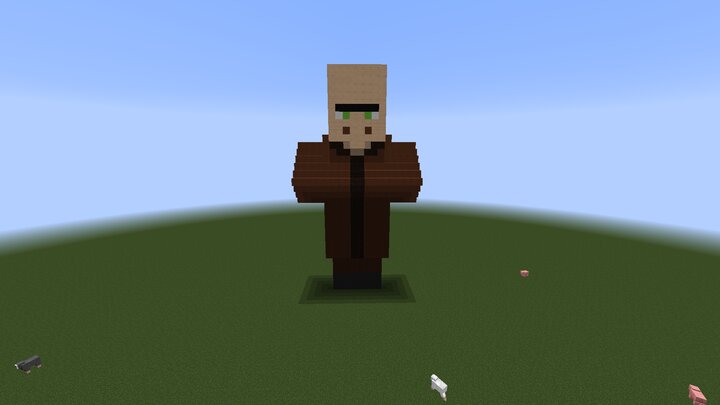 Villager Statue Minecraft Map