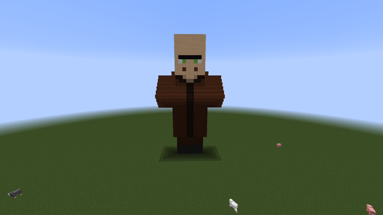 Villager Statue Minecraft Map