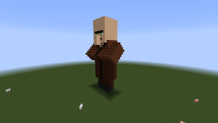 Villager Statue Minecraft Map