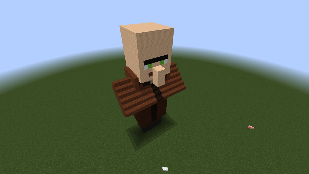 Villager Statue Minecraft Map
