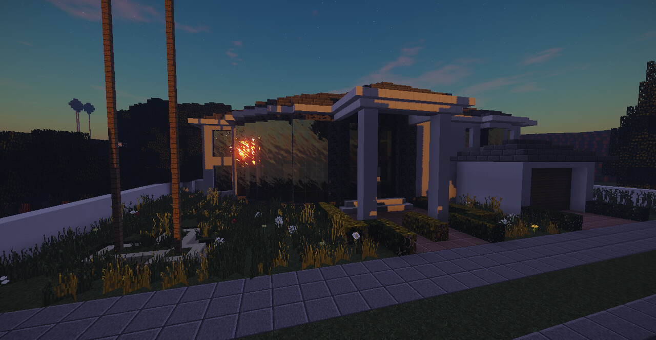 Modern House #21 + Schematics Minecraft Map