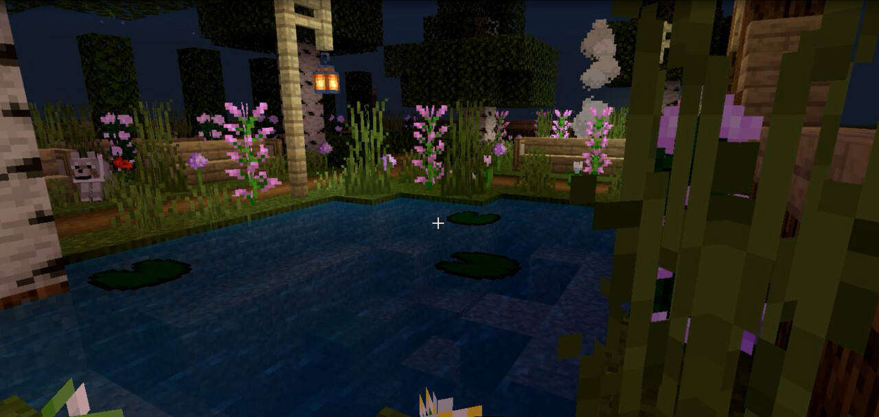 Lush Purple Garden Minecraft Map