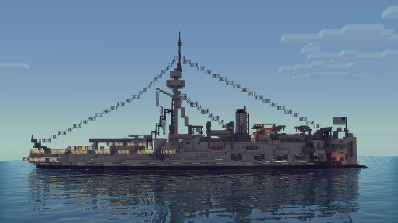 A Protected Cruiser Minecraft Map