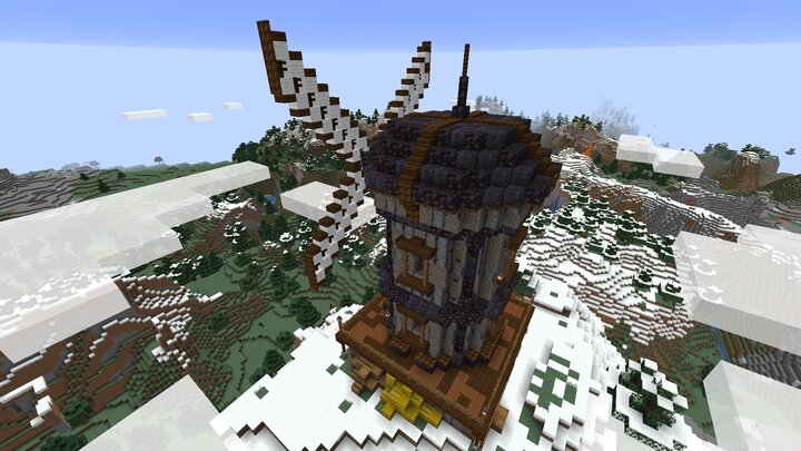 Rustic Awesome Windmill!! Minecraft Map