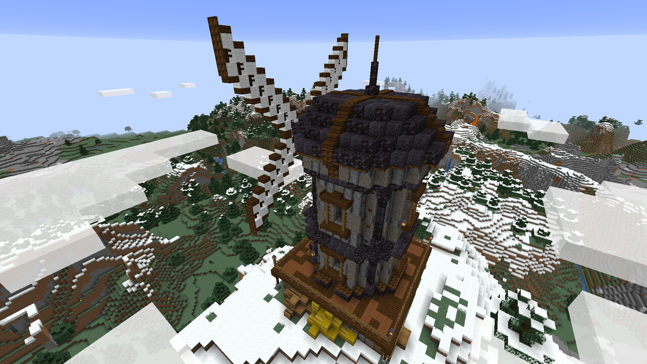 Rustic Awesome Windmill!! Minecraft Map