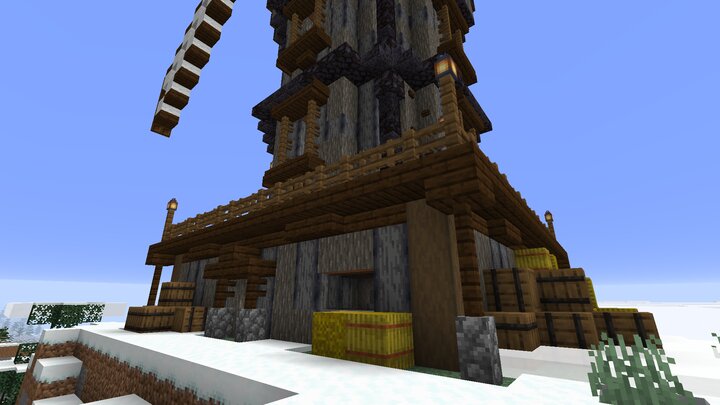 Rustic Awesome Windmill!! Minecraft Map