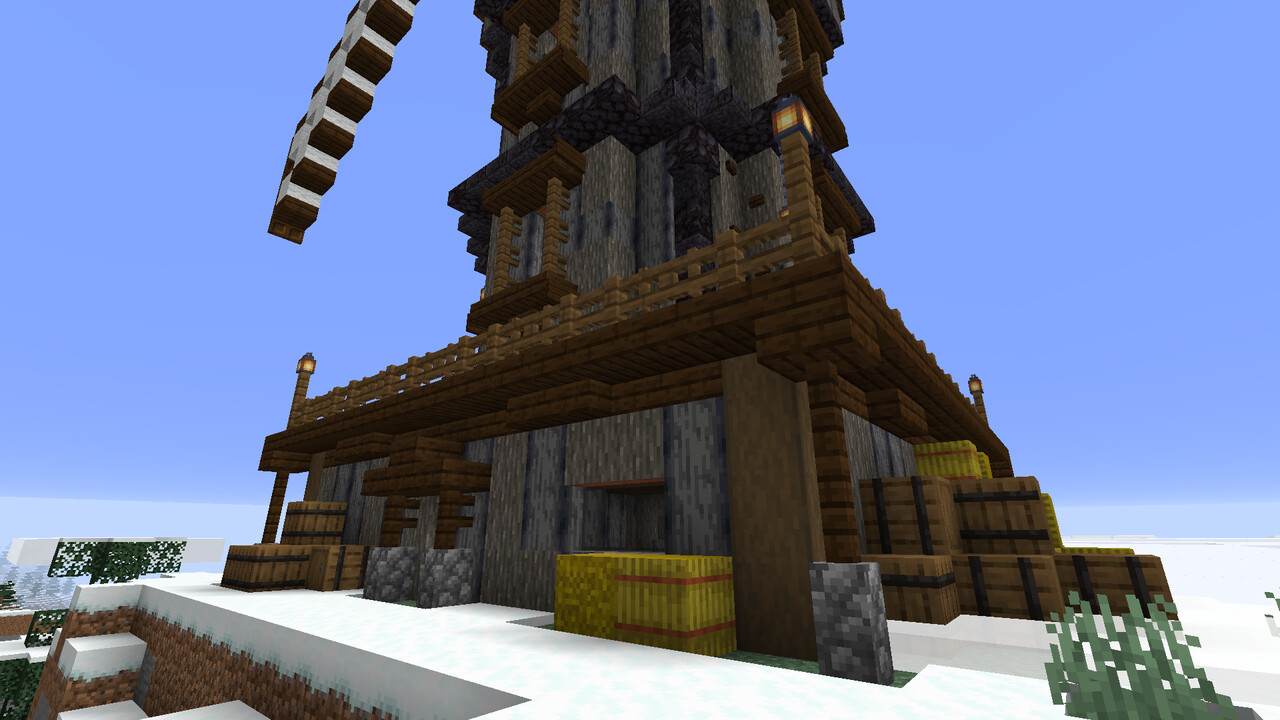 Rustic Awesome Windmill!! Minecraft Map
