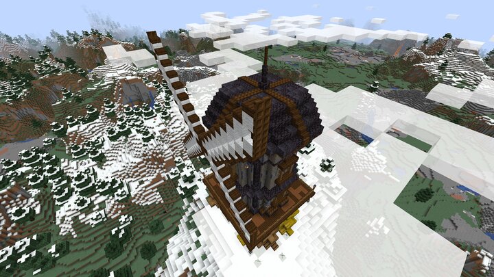 Rustic Awesome Windmill!! Minecraft Map