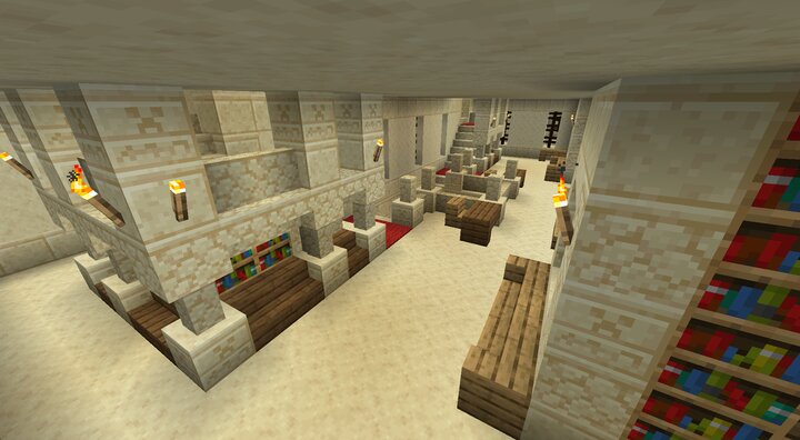 Desert Library Minecraft Map