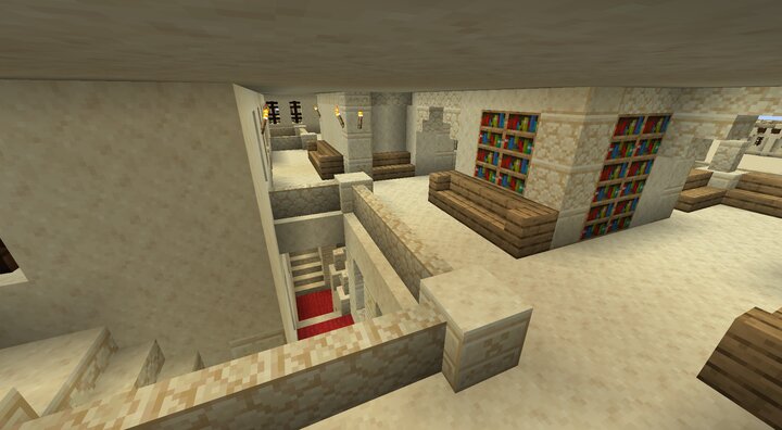 Desert Library Minecraft Map
