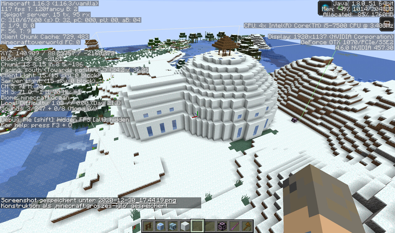 Big Iglo Minecraft Map