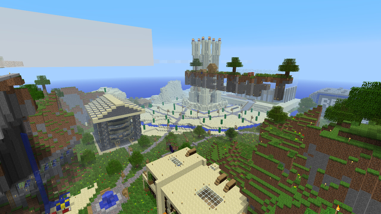My Minecraft Server Town Minecraft Map