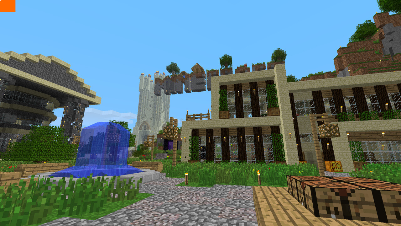 My Minecraft Server Town Minecraft Map