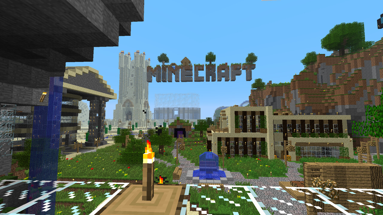 My Minecraft Server Town Minecraft Map