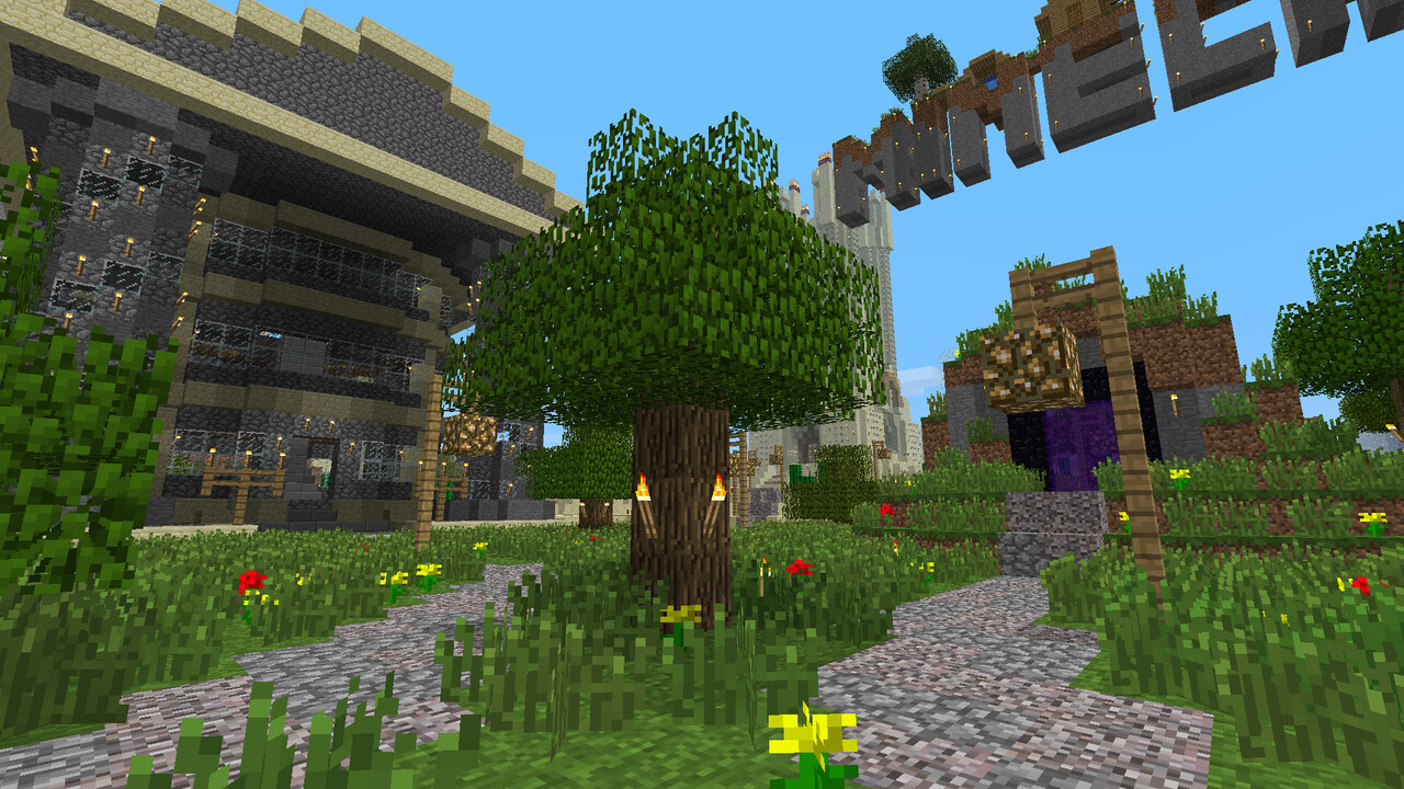 My Minecraft Server Town Minecraft Map