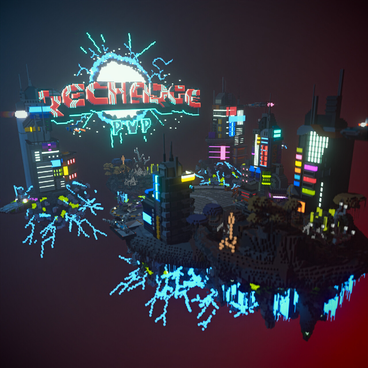 The Neon Colony Minecraft Map