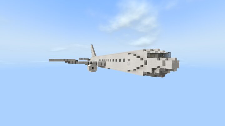 Boeing 767 Minecraft Map
