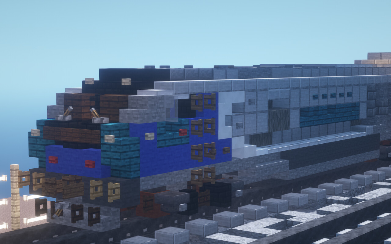 Amtrak Siemens Charger SC-44 Minecraft Map