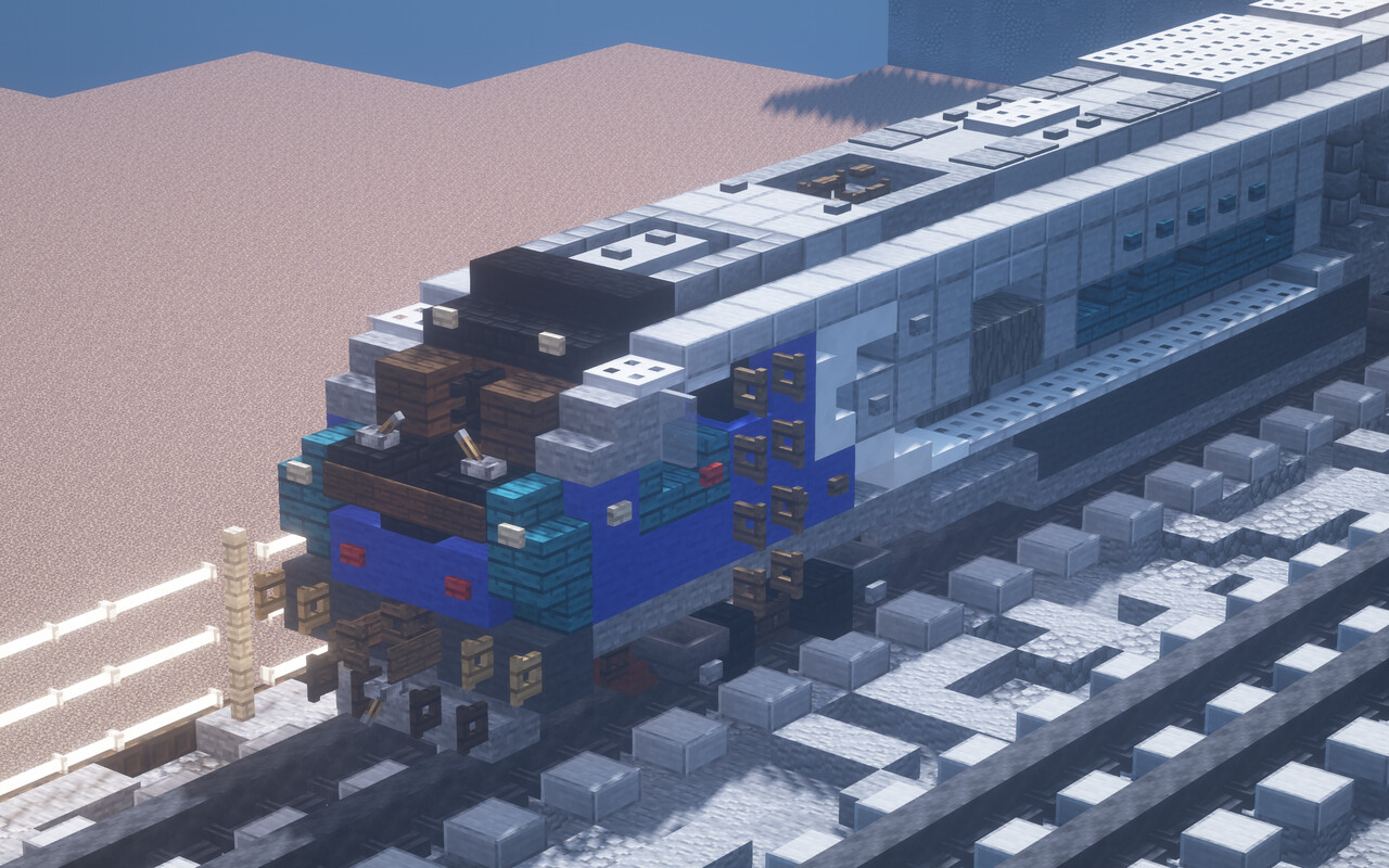 Amtrak Siemens Charger SC-44 Minecraft Map