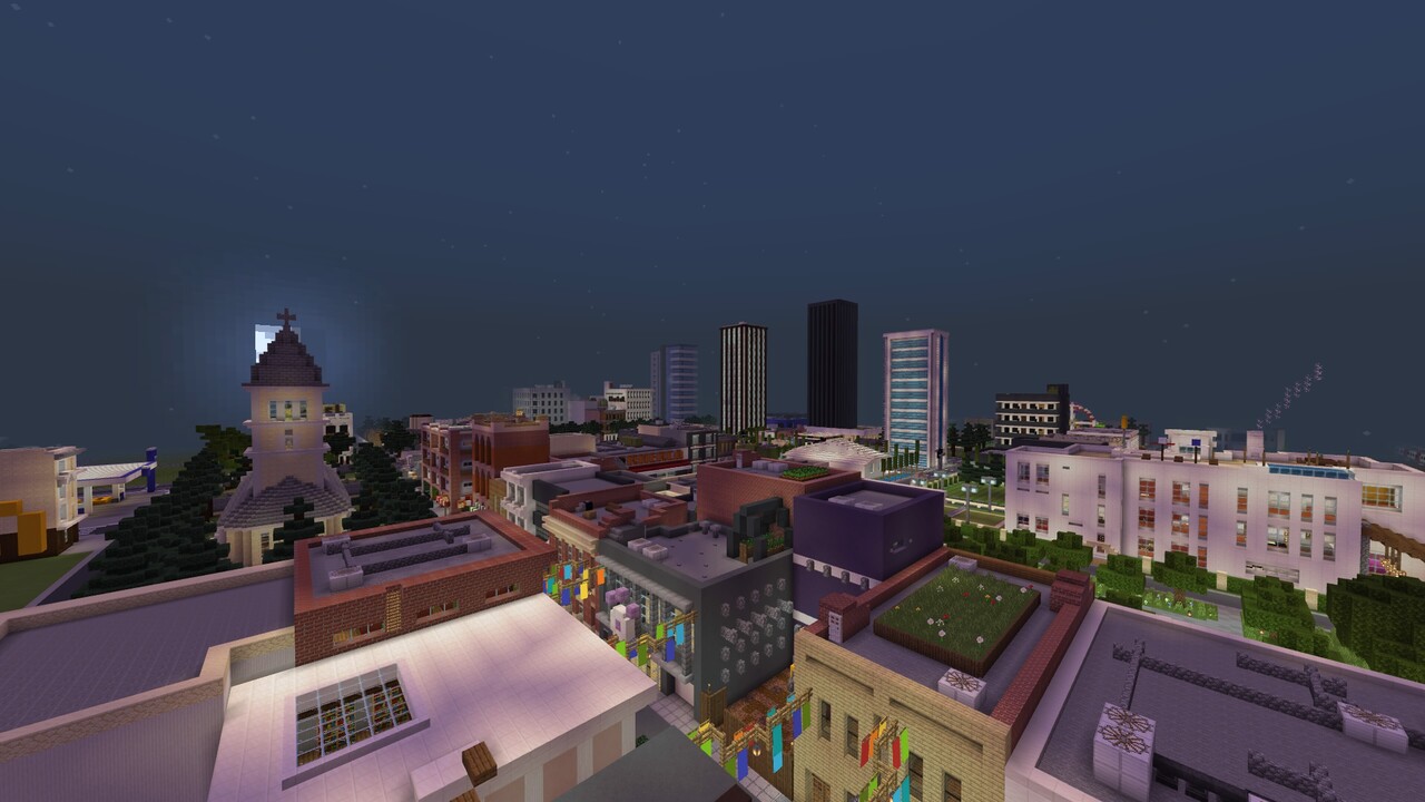 Skyline of the city Minecraft Map