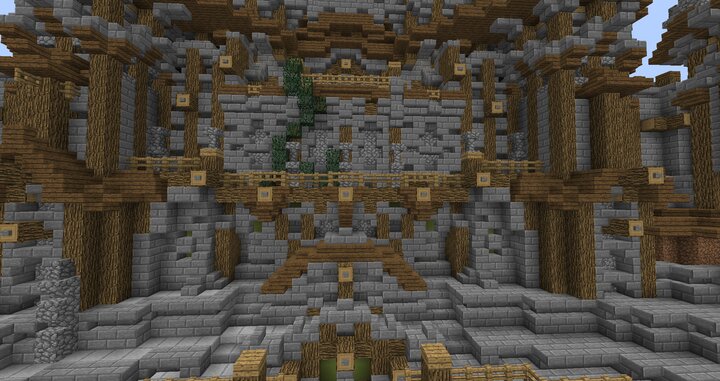 Medieval arena #1; Средневековая арена №1 Minecraft Map