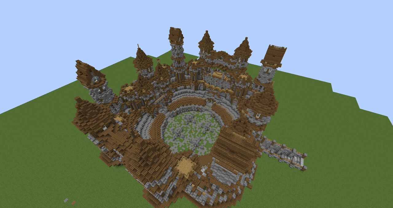 Medieval arena #1; Средневековая арена №1 Minecraft Map