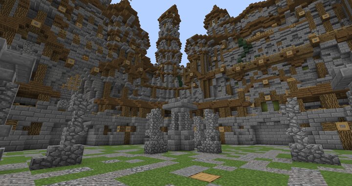 Medieval arena #1; Средневековая арена №1 Minecraft Map