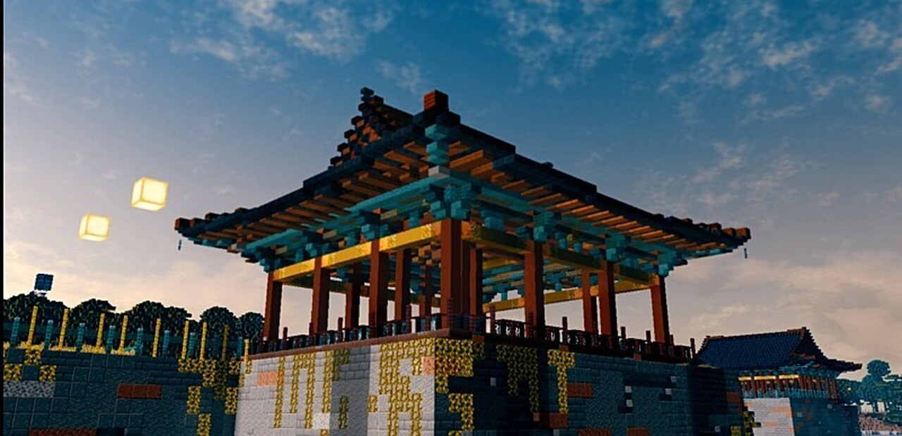 [oriental][慶州 東宮or 月池][The Moon Lake of the East Palace] Minecraft Map