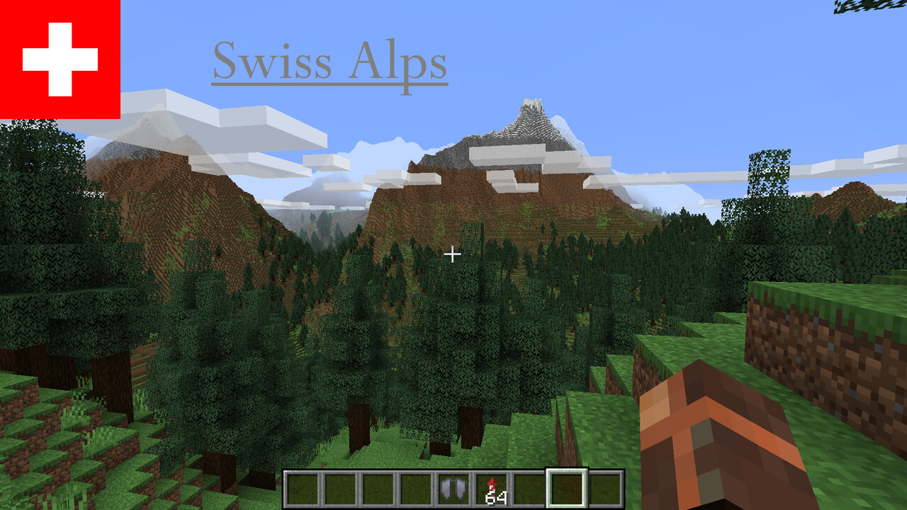 Swiss Alps Minecraft Map
