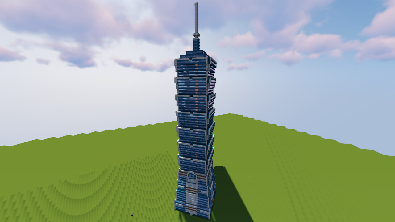 Seven Real-life skyscrapers (7 different saves) Minecraft Map