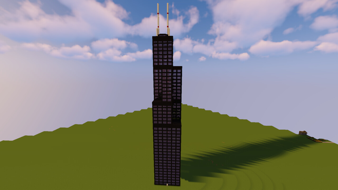 Seven Real-life skyscrapers (7 different saves) Minecraft Map