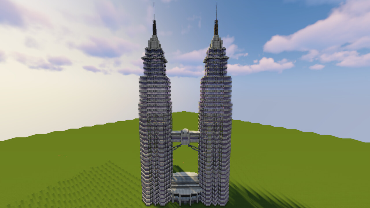 Seven Real-life skyscrapers (7 different saves) Minecraft Map